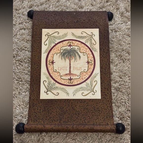 Wall Decor | Vintage Date Palm Metal Scroll Wall Art 13x185 | Poshmark